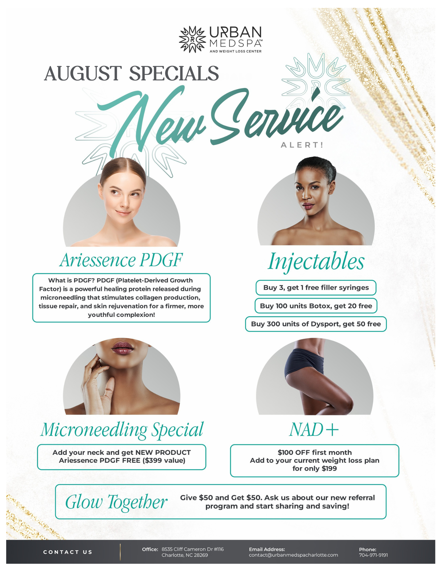 Our Med Spa Specials & Deals | Urban MedSpa in Charlotte, NC